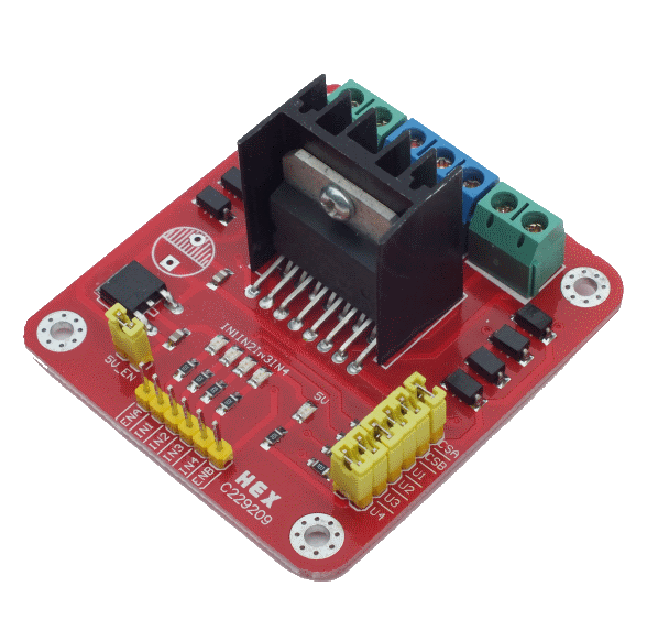 L298 Dual H-Bridge Motor Driver module. V2 - Motor - Softgenie